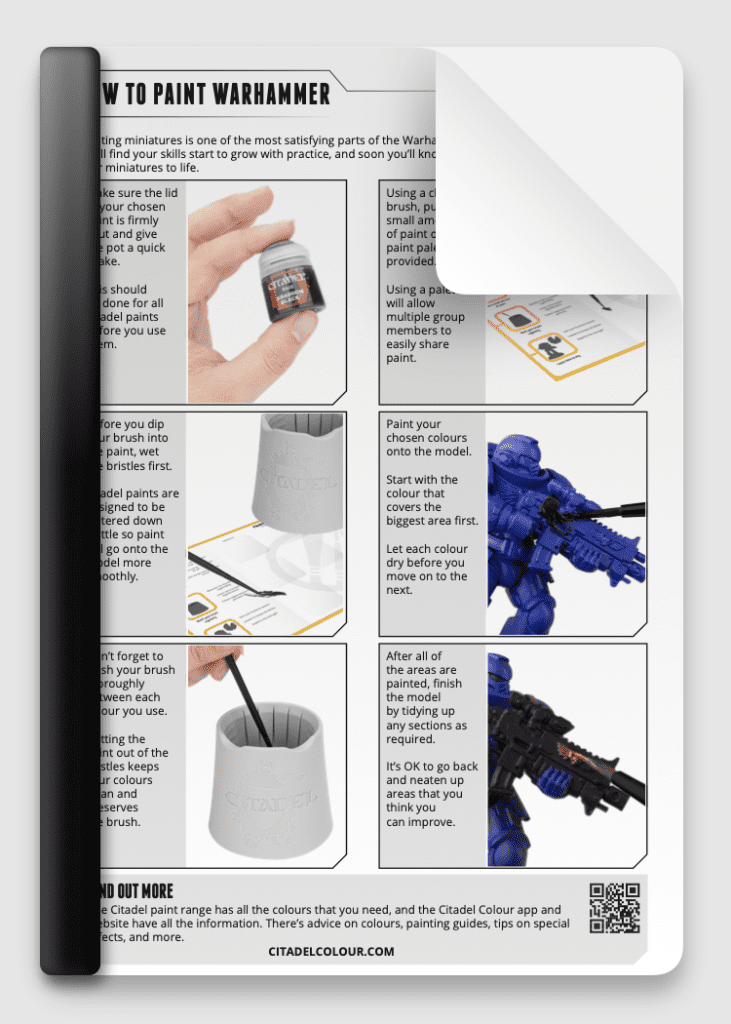 How To Paint Warhammer, Citadel Colour Beginners Guide - Free PDF ...
