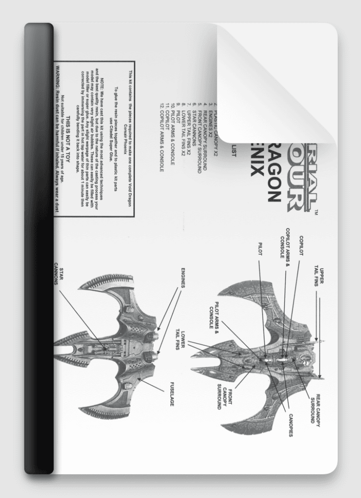Imperial Armour Void Dragon Phoenix Instructions Free Download - Build ...