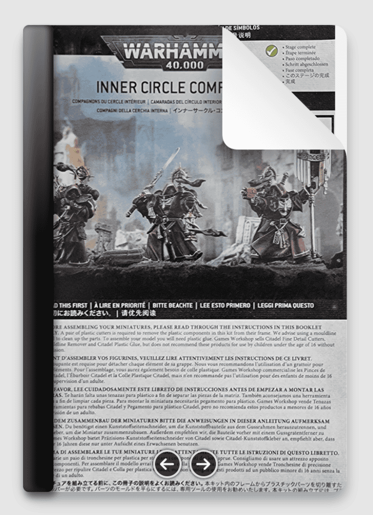 Inner Circle Companions Instructions Free Download - Build Instructions