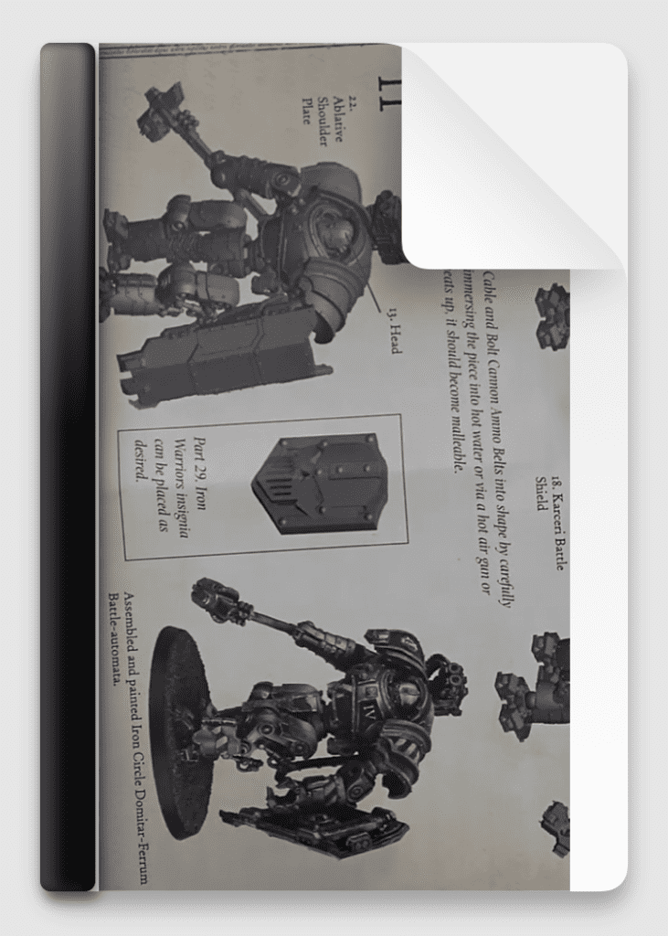 Iron Circle Domitar-Ferrum Class Battle-automata Instructions Free ...