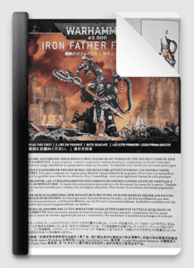 Iron Father Feirros Instructions Free Download - Build Instructions