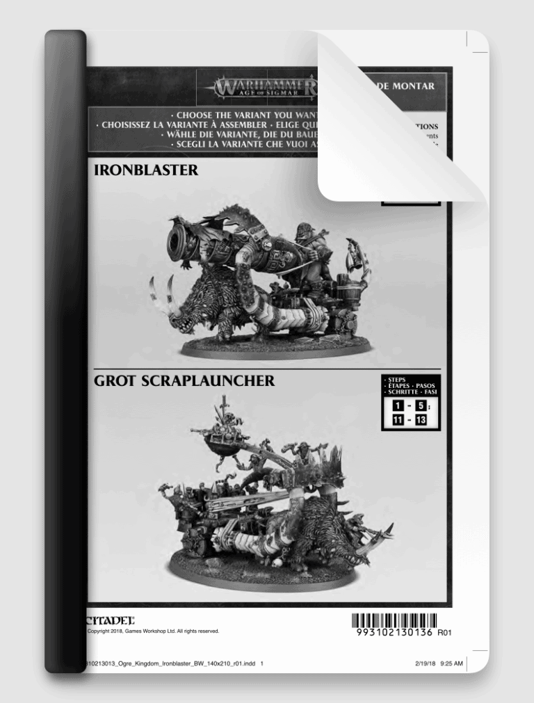 Gnoblar Scraplauncher Instructions Free Download - Build Instructions
