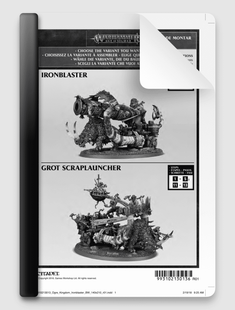 Gnoblar Scraplauncher Instructions Free Download - Build Instructions