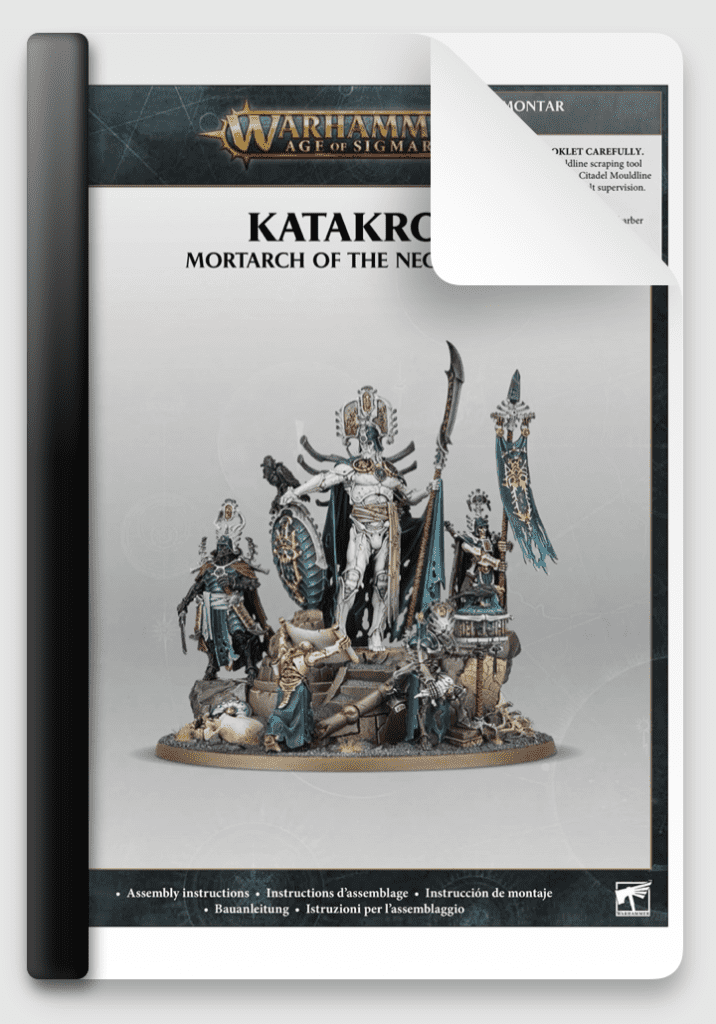 Katakros, Mortarch of the Necropolis Instructions Free Download - Build ...