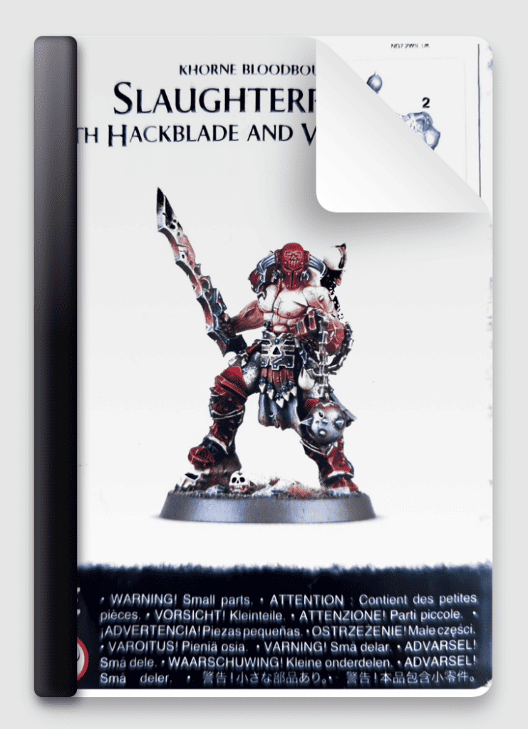 Slaughterpriest with Hackblade and Wrath-hammer Instructions Free ...