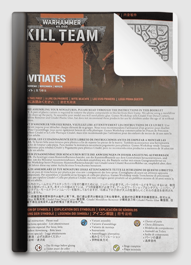 Kill Team Novitiates Instructions Free Download - Build Instructions