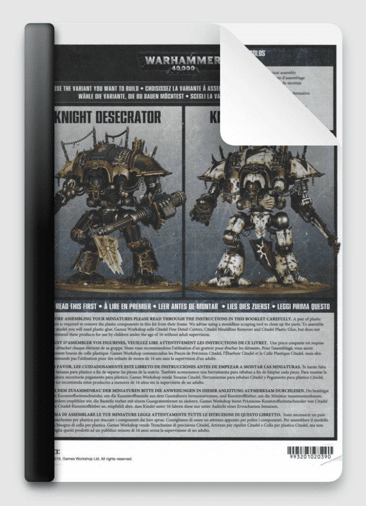Knight Rampager Instructions Free Download - Build Instructions
