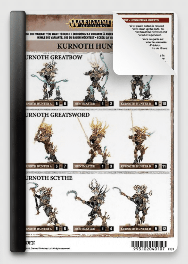 Kurnoth Hunters Instructions Free Download - Build Instructions