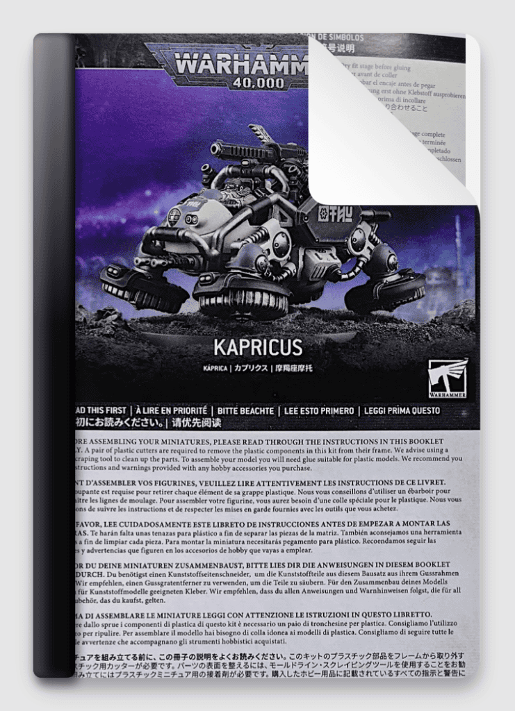 Kapricus Defender Instructions Free Download - Build Instructions