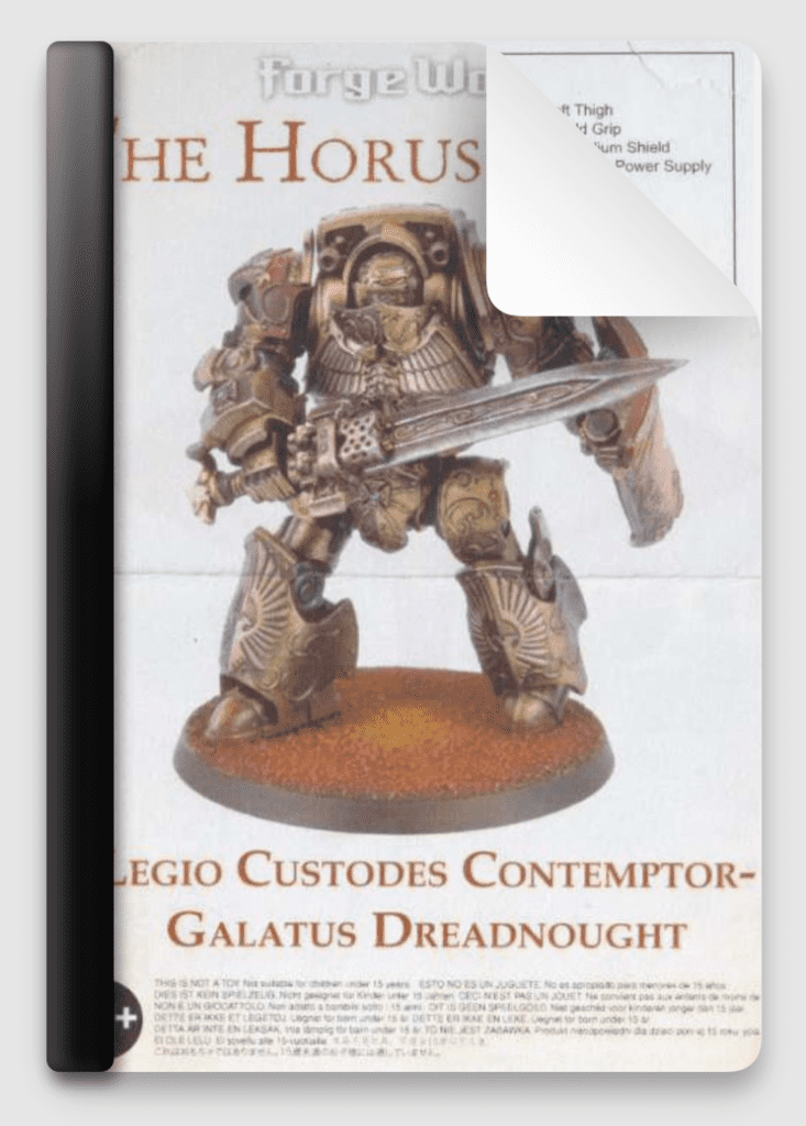 Legio Custodes Contemptor-Galatus Dreadnought Instructions Free ...
