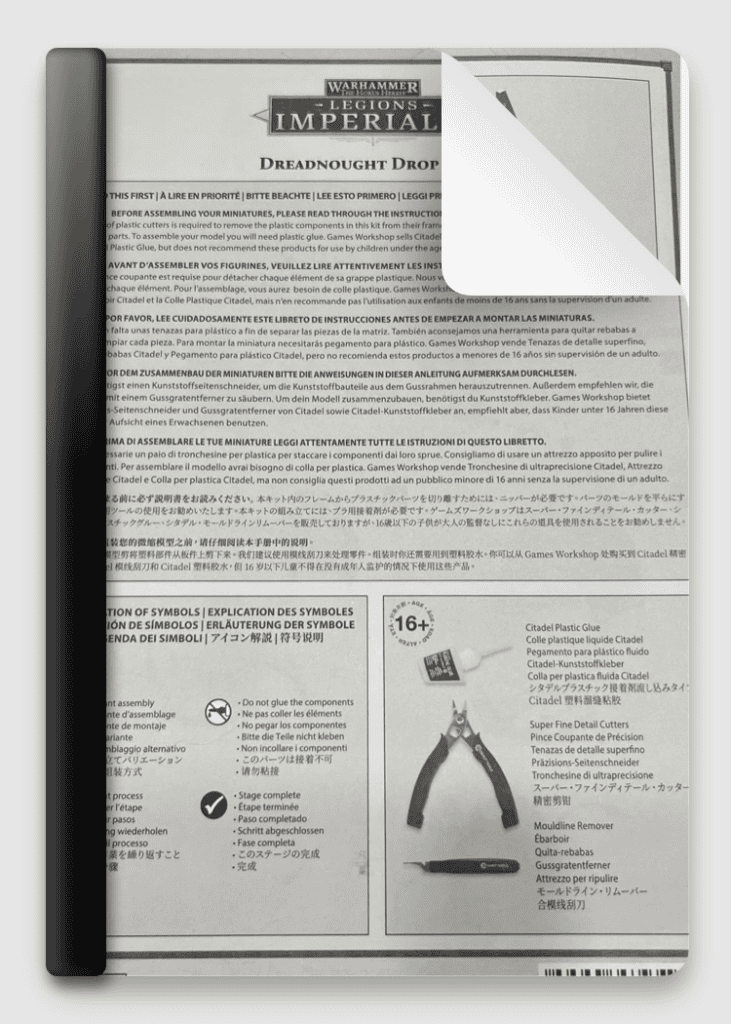 Legions Imperialis Dreadnought Drop Pods Instructions Free Download ...