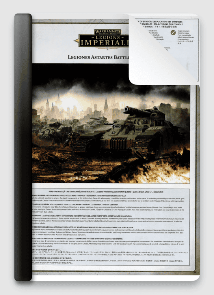 Legions Imperialis Legiones Astartes Battle Group Instructions Free ...