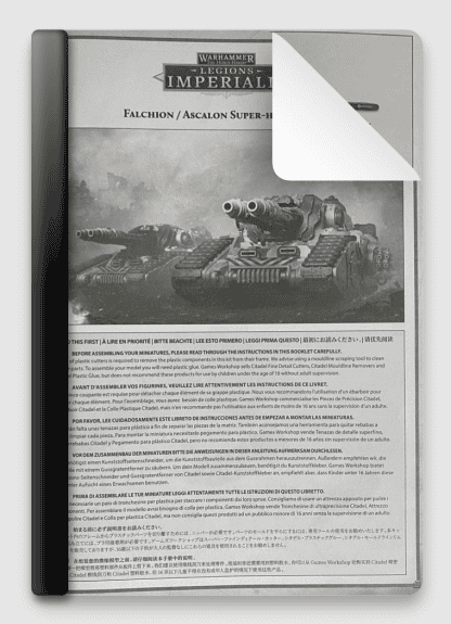 Legions Imperialis Falchion and Ascalon Super-heavy Tanks Instructions ...