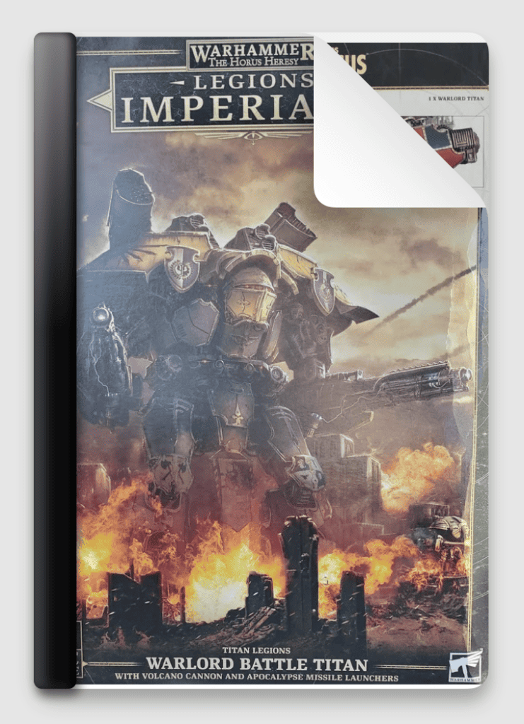 Legions Imperialis Warlord Titan With Power Claw And Plasma Annihilator ...