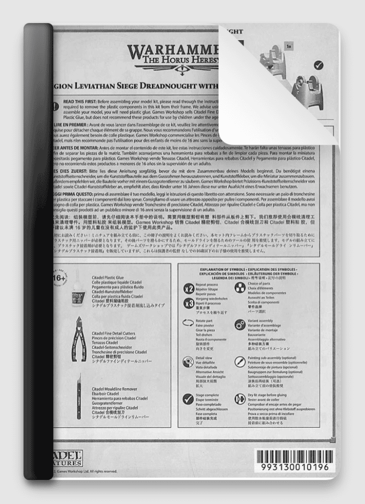 Leviathan Siege Dreadnought with Claw and Drill Weapons Instructions ...