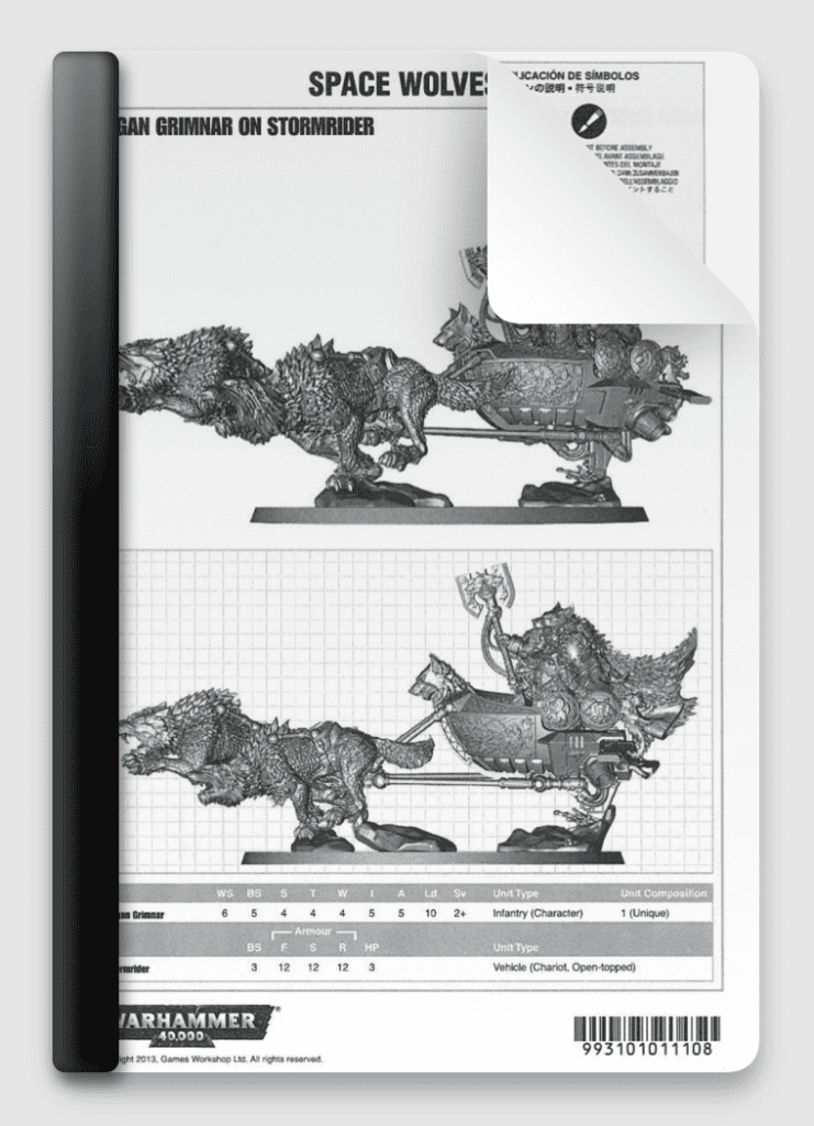 Logan Grimnar on Stormrider Instructions Free Download - Build Instructions