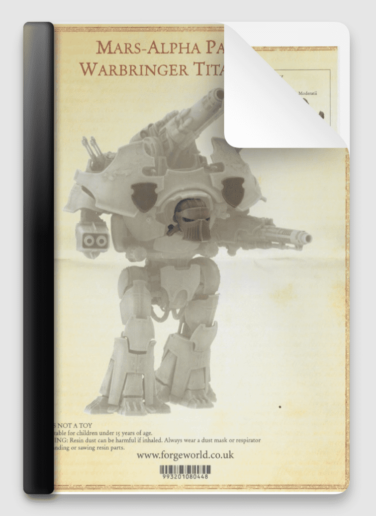 Warbringer Nemesis Titan with Quake Cannon Instructions Free Download ...