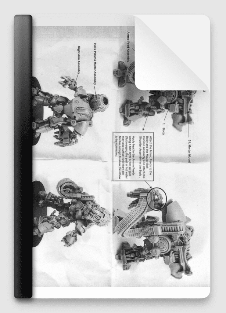 Mechanicum Thanatar Siege-Automata Instructions Free Download - Build ...