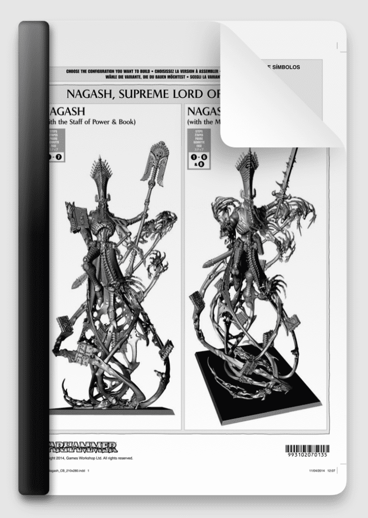 Nagash, Supreme Lord of the Undead Instructions Free Download - Build ...