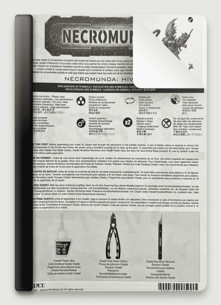 Necromunda Hive War Instructions Free Download - Build Instructions