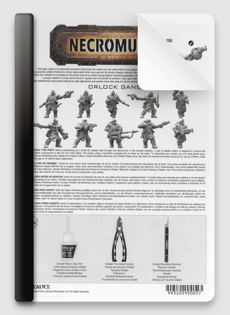 Orlock Gang Instructions Free Download - Build Instructions