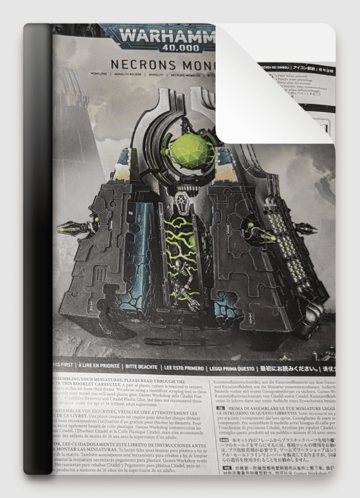 Monolith Instructions Free Download - Build Instructions