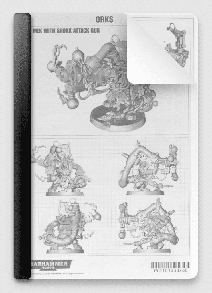 Big Mek with Shokk Attack Gun Instructions Free Download - Build ...