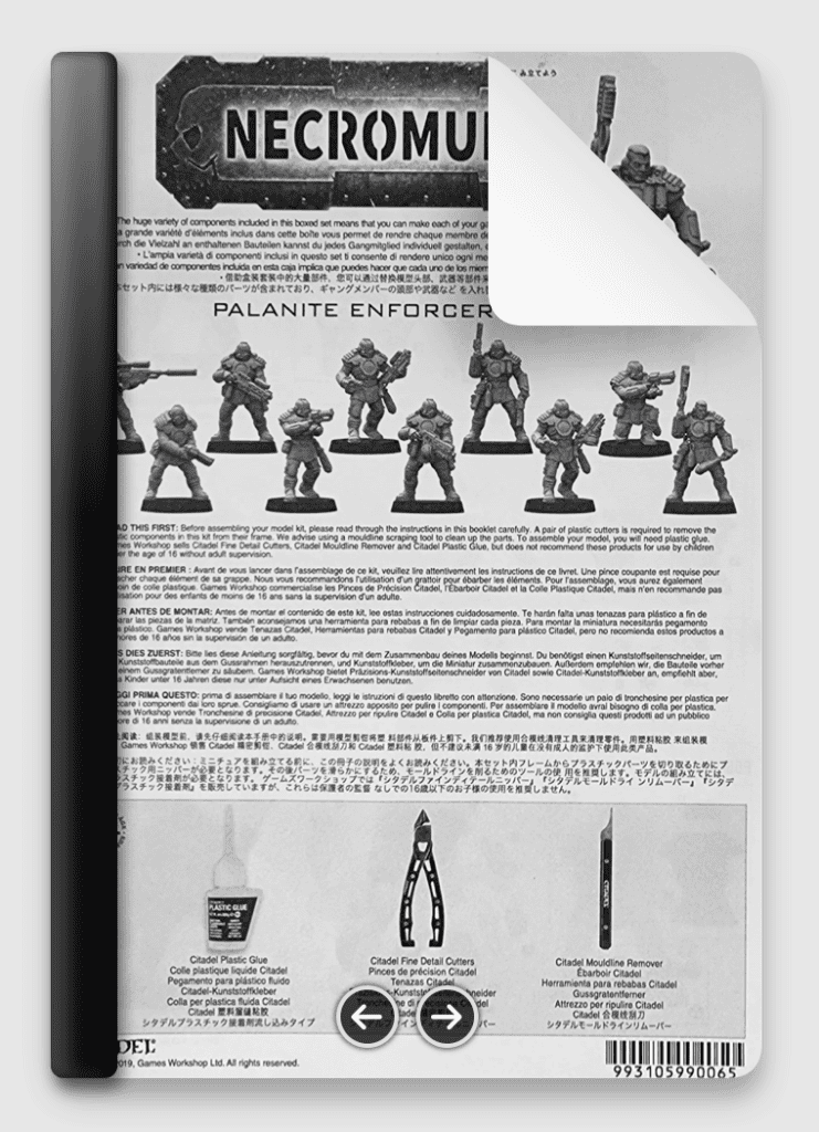 Palanite Enforcer Patrol Instructions Free Download - Build Instructions