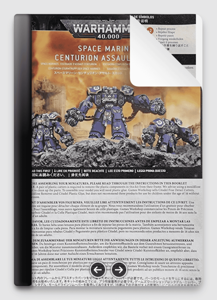 Centurion Devastator Squad Instructions Free Download - Build Instructions