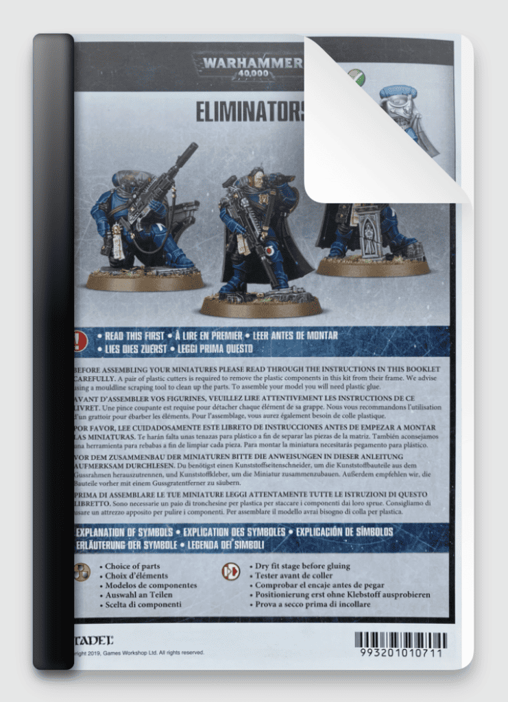 Eliminators Instructions Free Download - Build Instructions