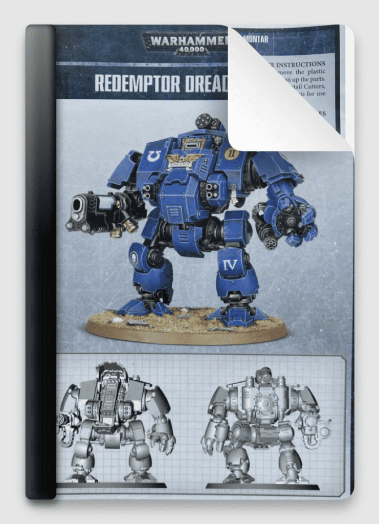 Primaris Redemptor Dreadnought Instructions Free Download - Build Instructions