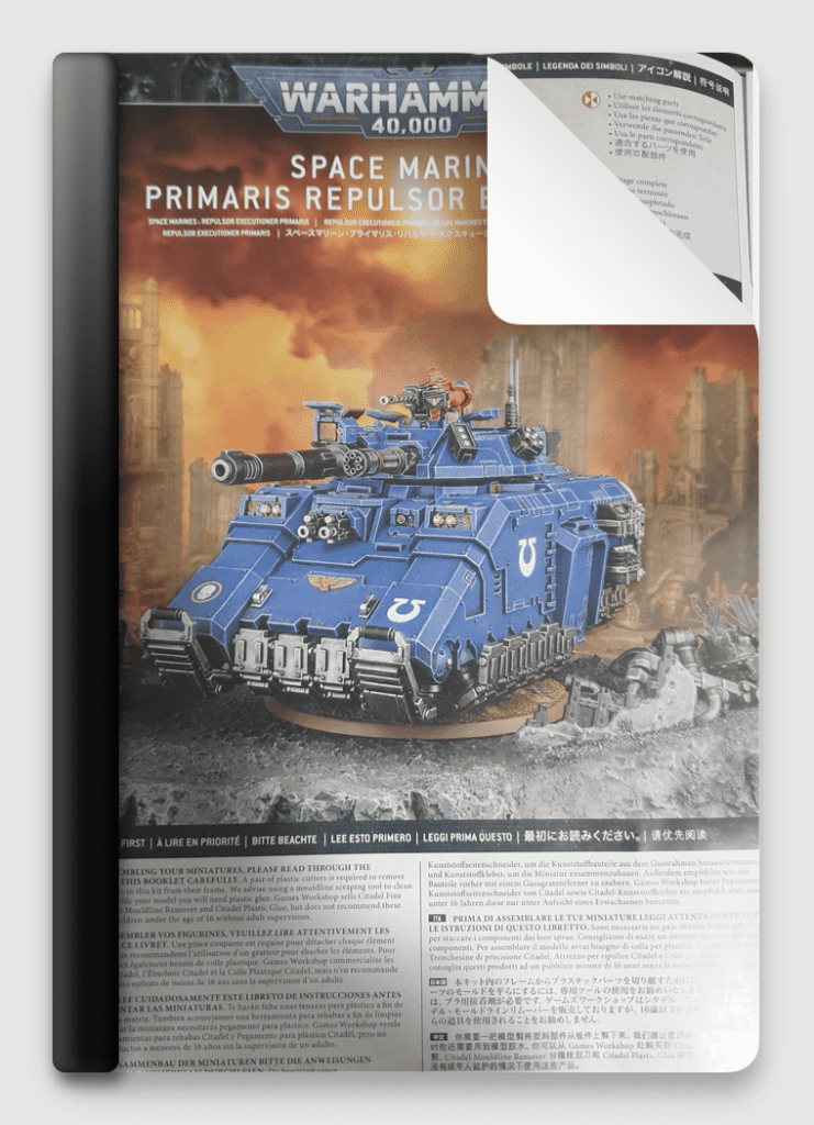 Primaris Repulsor Executioner Instructions Free Download - Build ...
