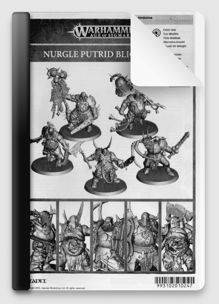 Putrid Blightkings Instructions Free Download - Build Instructions