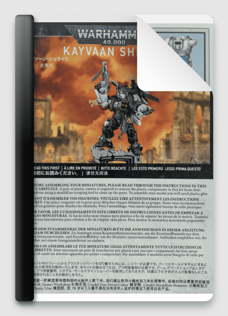 Kayvaan Shrike Instructions Free Download - Build Instructions