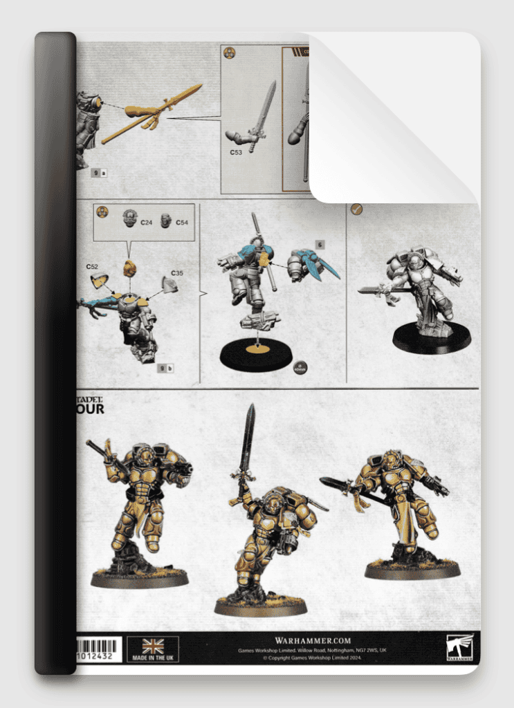 Sanguinary Guard, New 2024 Instructions Free Download - Build Instructions