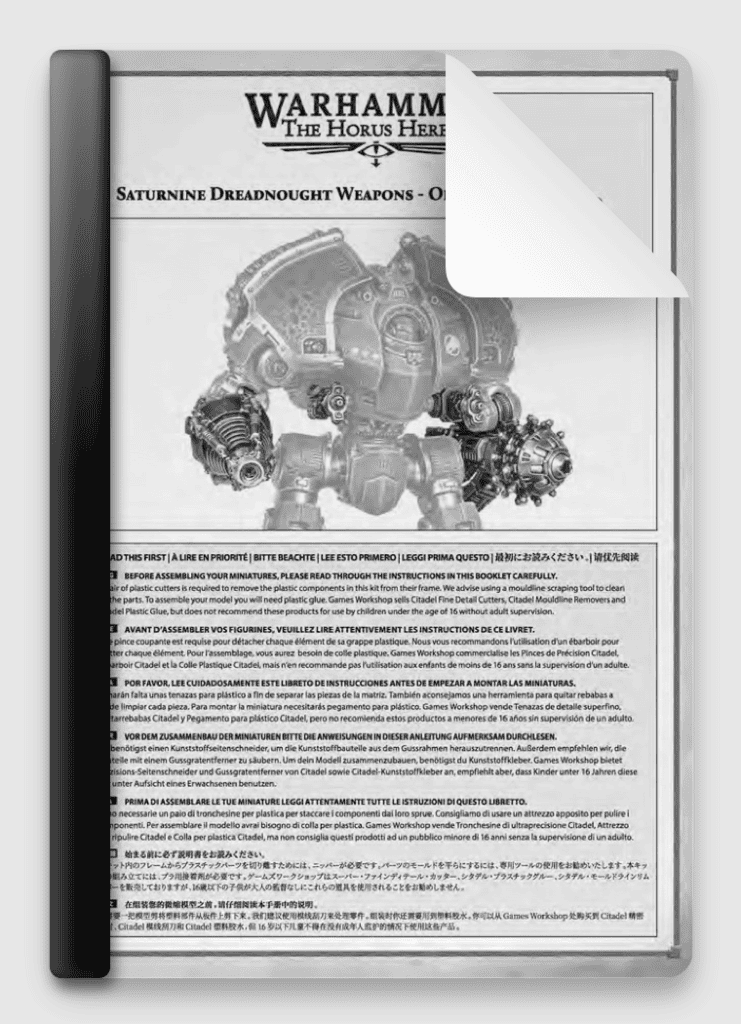 Saturnine Siege Dreadnought - Ophion Configuration Instructions Free ...