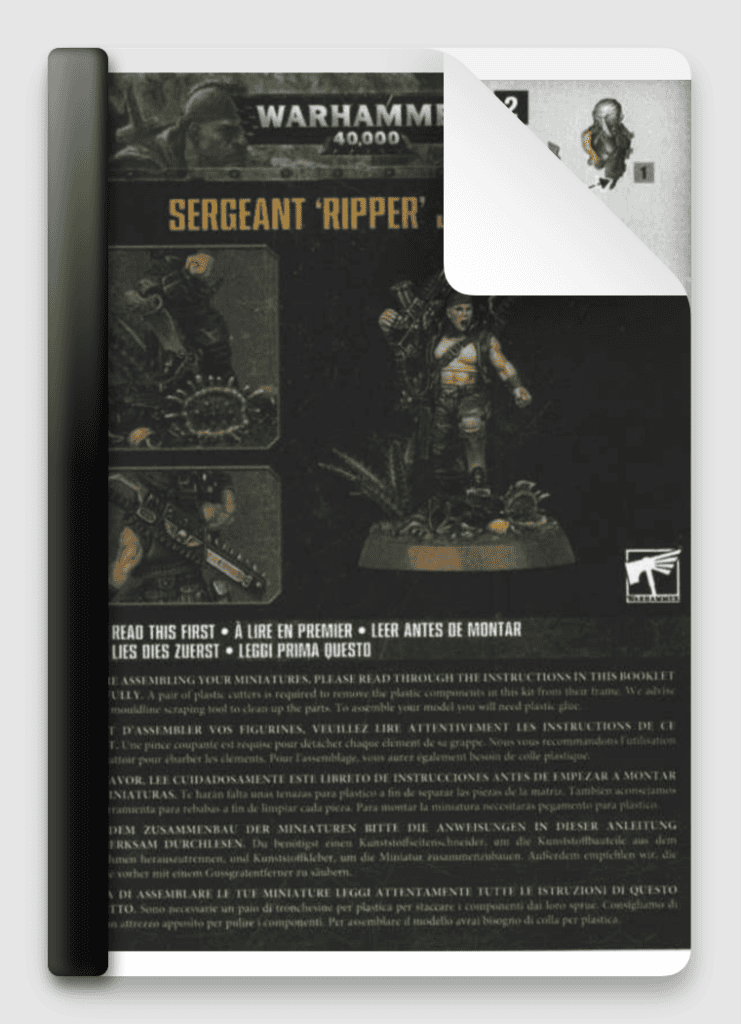 Astra Militarum Sergeant 'Ripper' Jackson Instructions Free Download ...
