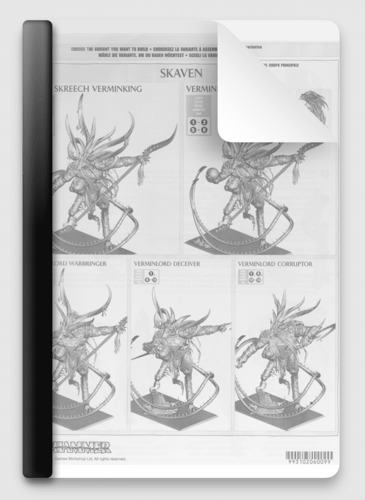 Lord Skreech Verminking Instructions Free Download - Build Instructions