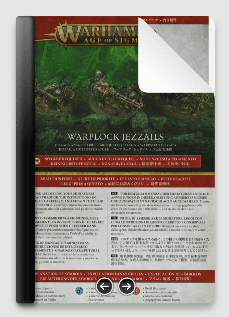 Warplock Jezzails, New 2024 Instructions Free Download - Build Instructions