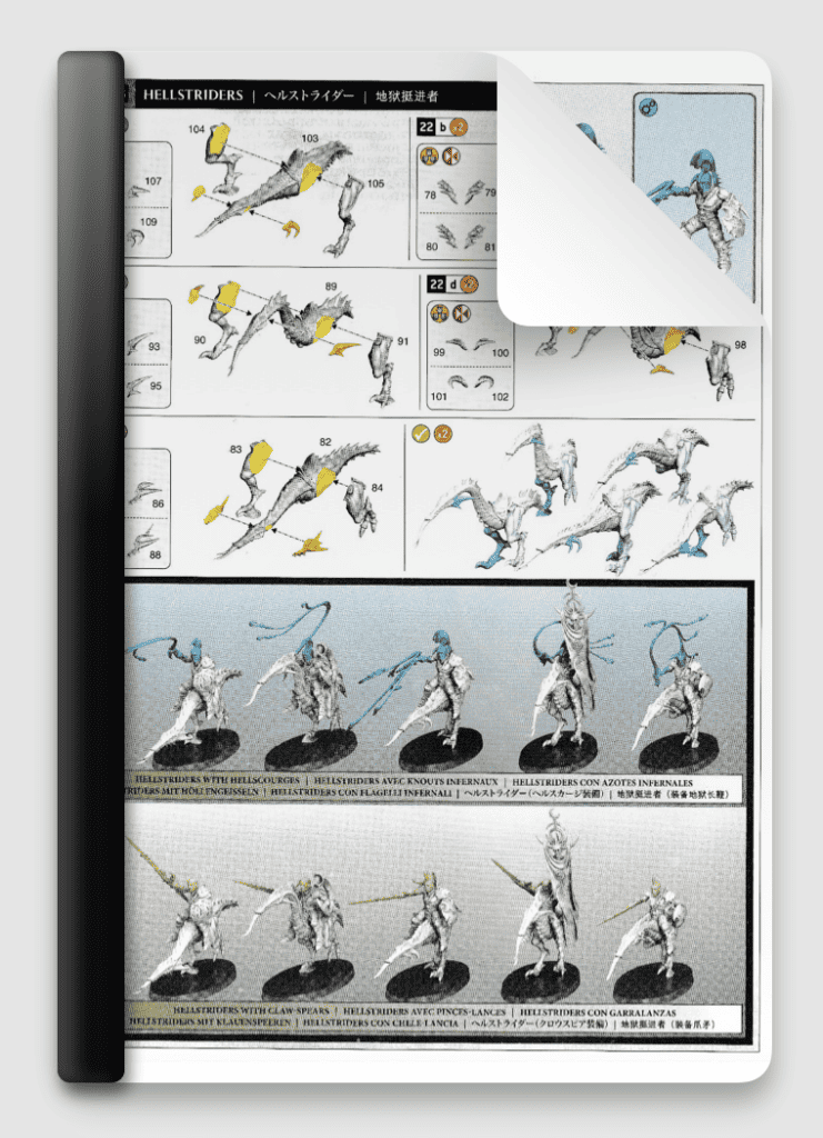 Hellstriders of Slaanesh Instructions Free Download - Build Instructions