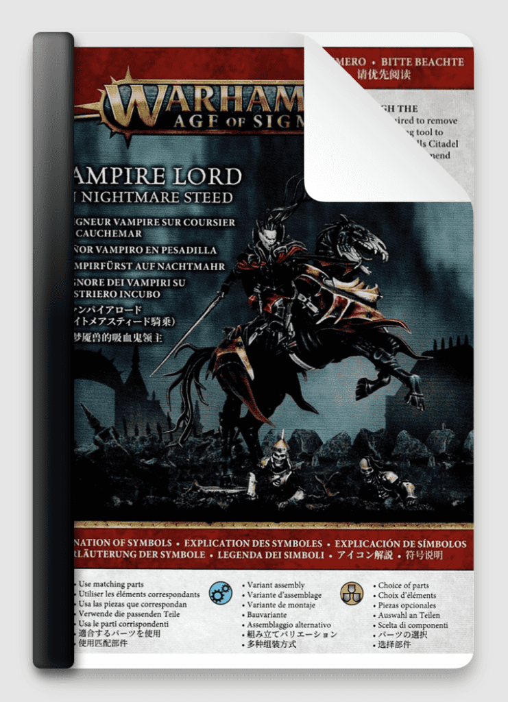 Vampire Lord on Nightmare Steed Instructions Free Download - Build ...