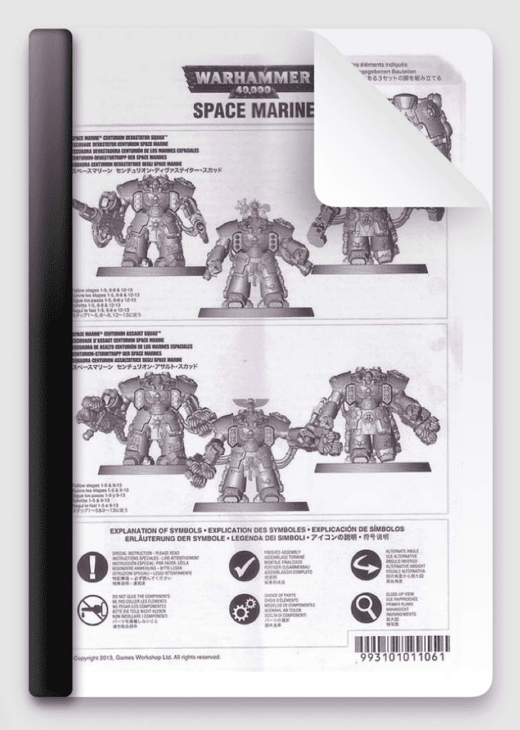 Centurion Devastator Squad Instructions Free Download - Build Instructions