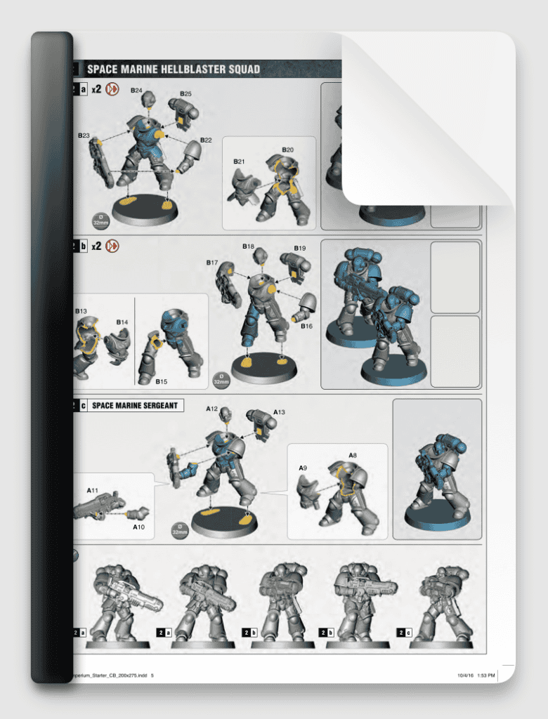Primaris Hellblasters Instructions Free Download - Build Instructions