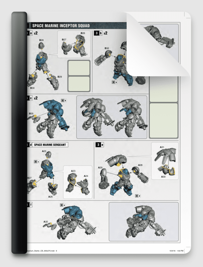 Primaris Inceptors Instructions Free Download - Build Instructions