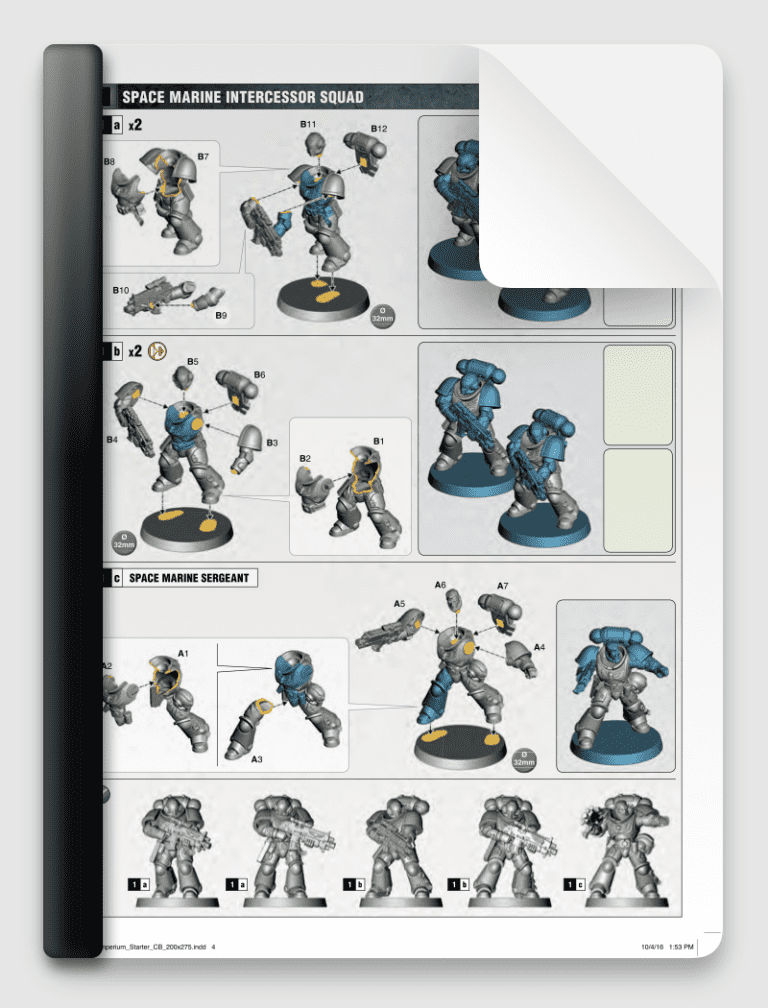 Primaris Intercessors Instructions Free Download - Build Instructions