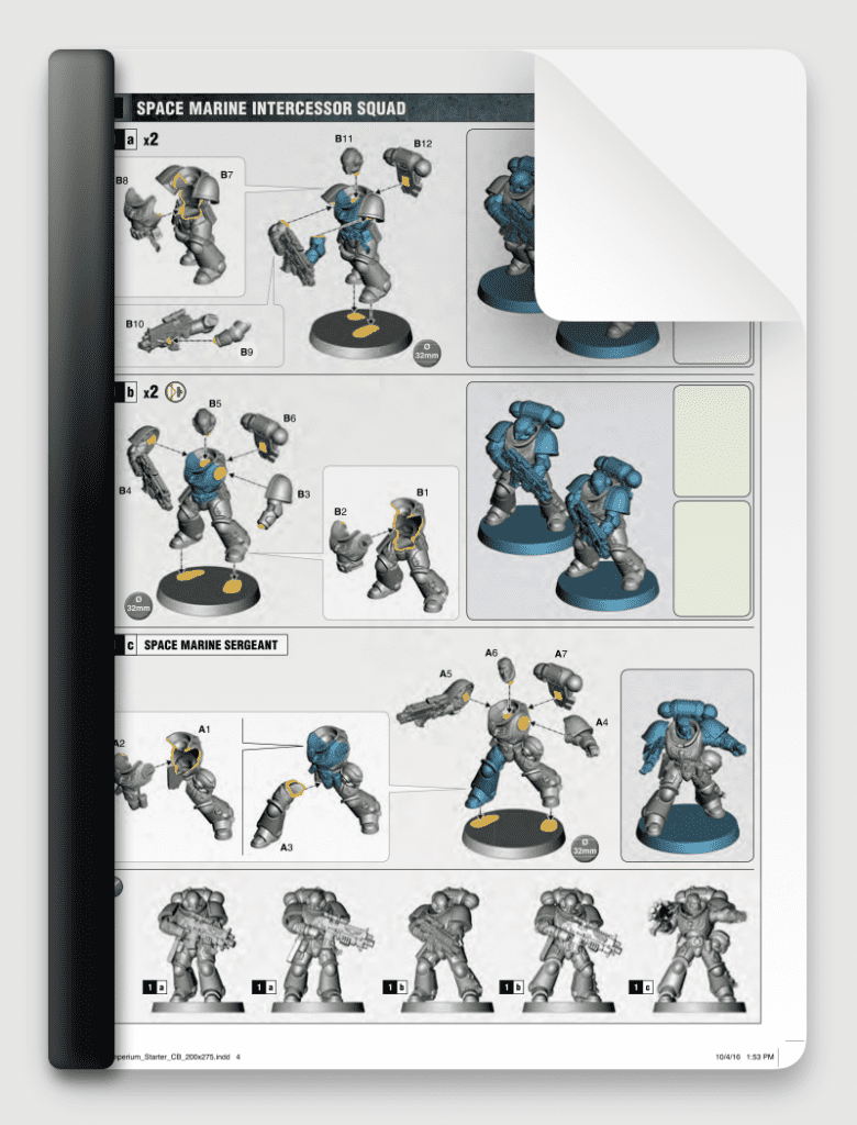 Primaris Intercessors Instructions Free Download - Build Instructions