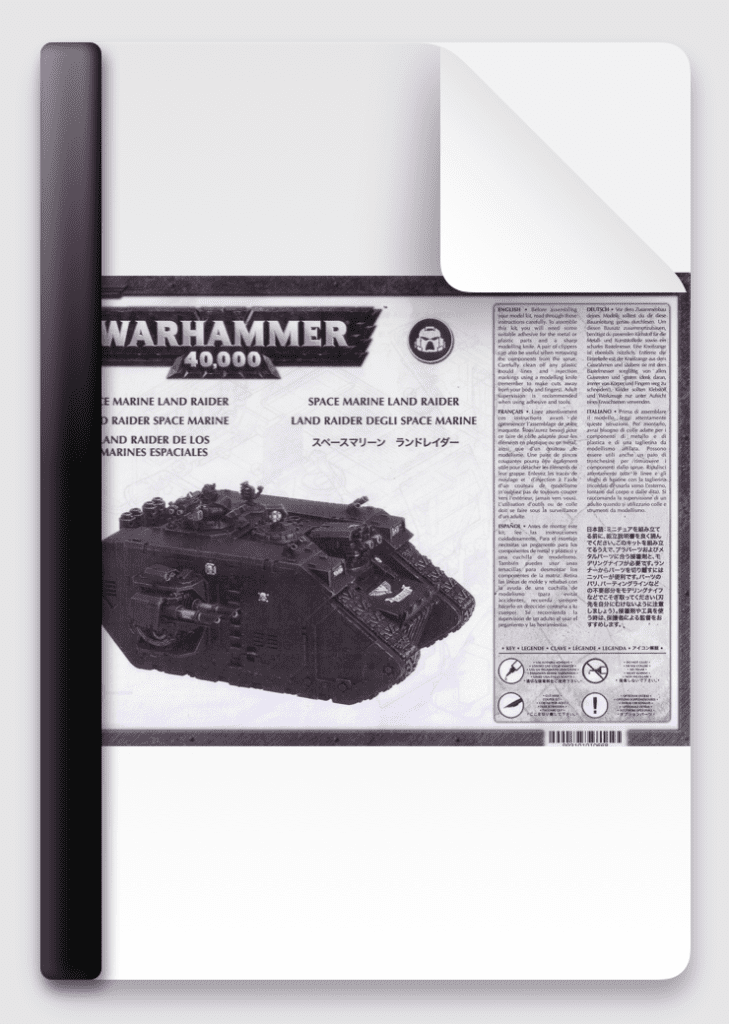 Land Raider Instructions Free Download - Build Instructions