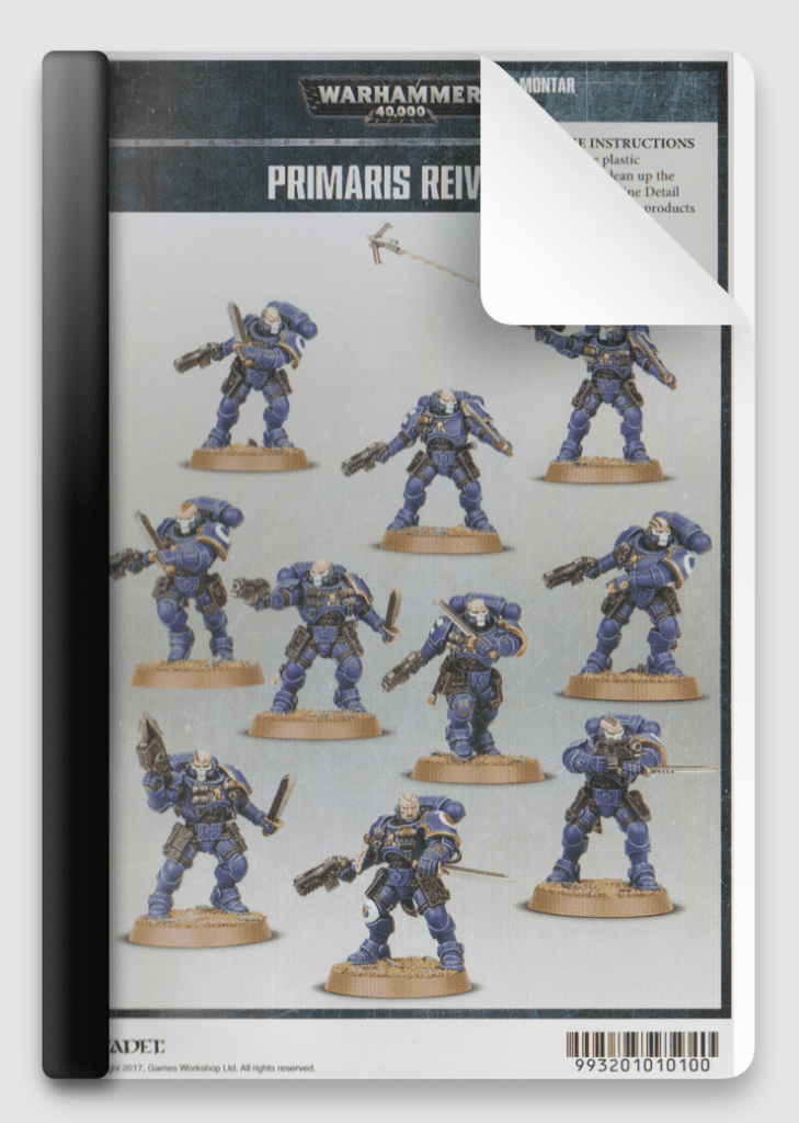 Primaris Reivers Instructions Free Download - Build Instructions