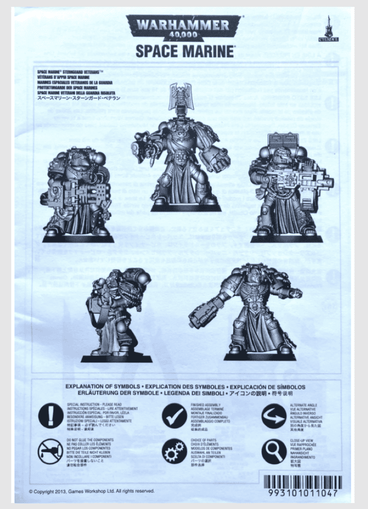 Sternguard Veteran Squad Instructions Free Download - Build Instructions