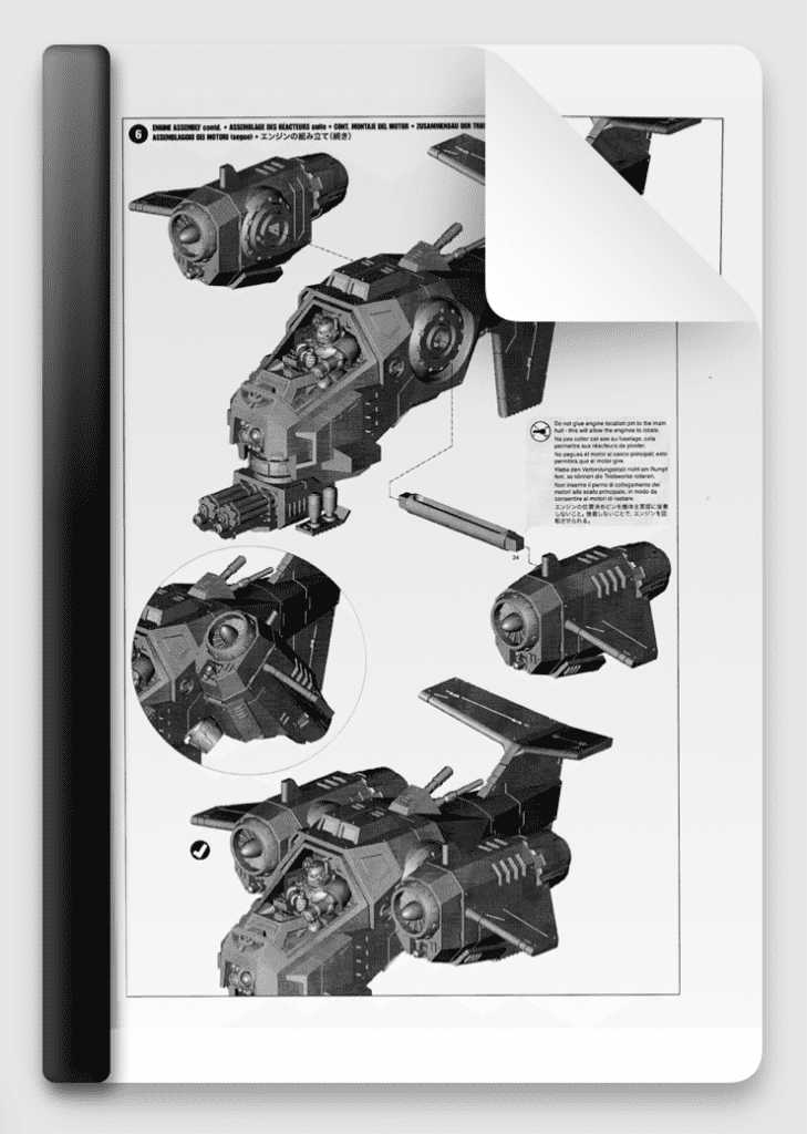Stormtalon Gunship Instructions Free Download - Build Instructions